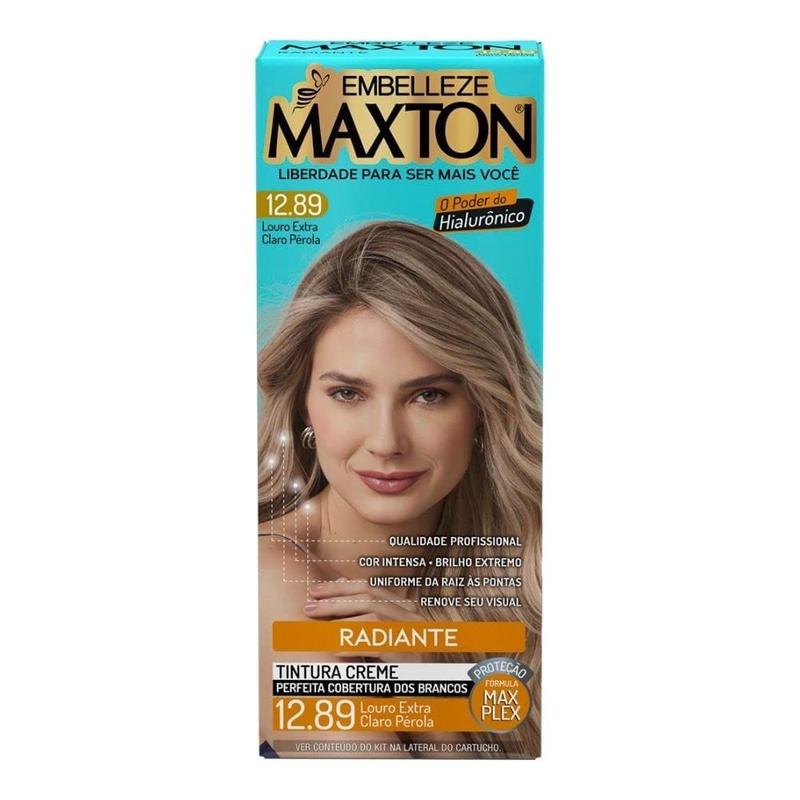 Tinta Maxton Louro 12.89 Extra Claro Perola - Embelleze - Tinta de ...