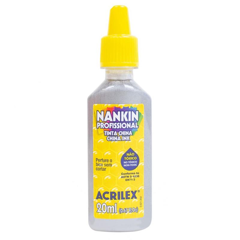 TINTA NANKIN PROFISSIONAL ACRILEX brilhante - Pintura - Magazine Luiza