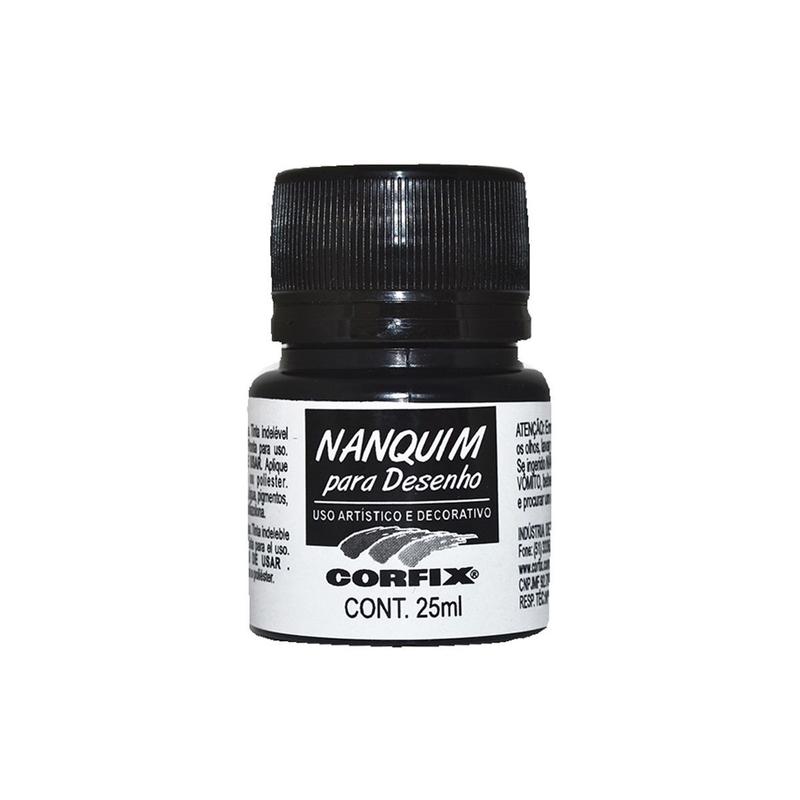 Tinta Nanquim para Desenho 25ml - Corfix - Tinta Nanquim - Magazine Luiza
