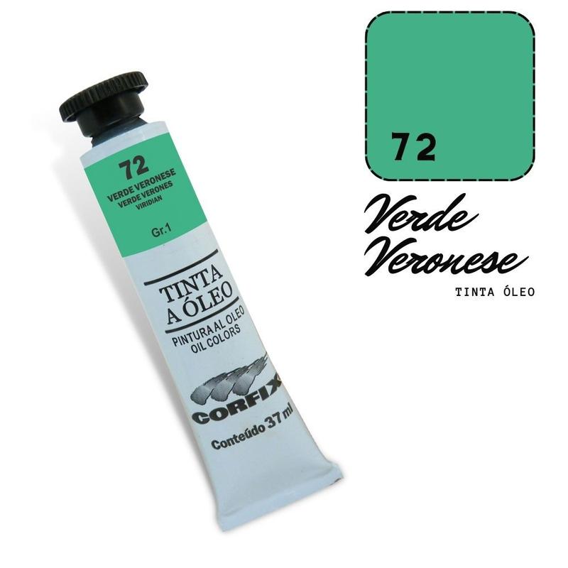Tinta Óleo 37ml G1 072 Verde Veronese Corfix - Tinta a Óleo - Magazine ...