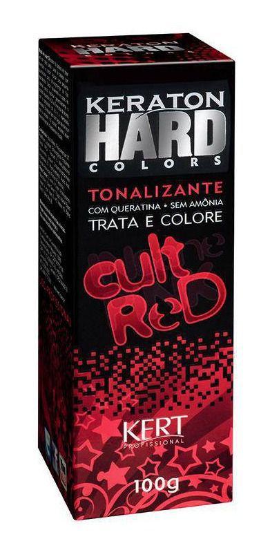 Tinta Para Cabelo Tonalizante Hard Colors Cult Red + Touca - KERT ...