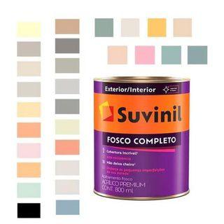 Tinta Para Parede Fosca Antimofo e lavável 3.2L - Suvinil Fosco ...