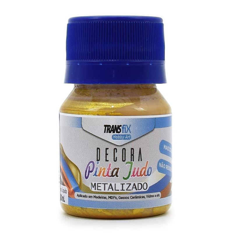 Tinta Pinta Tudo Metalizada Dourado Transfix 30ml - Tintas para ...