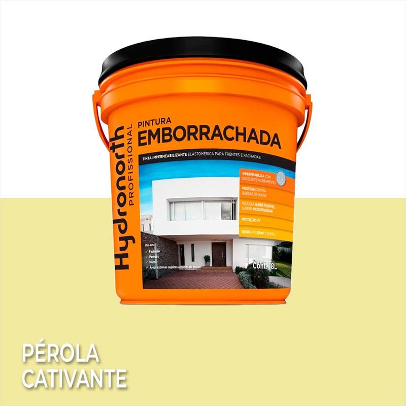 Tinta Pintura Emborrachada Hydronorth 18l Parede Telha Muro - Tinta ...