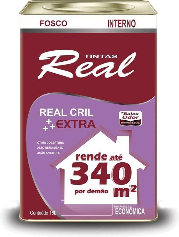 Tinta Real Cril 18l - Tinta para Parede / Madeira / Aço - Magazine Luiza