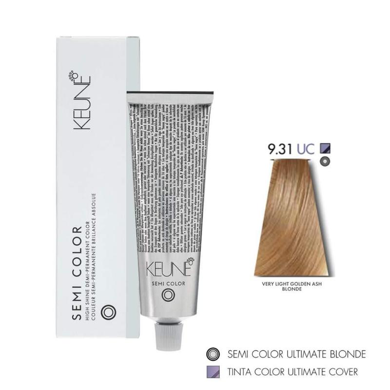 Tinta Semi Color Keune 9.31UC Very Golden ASH Blonde 60ml - ALFA ROMEO ...