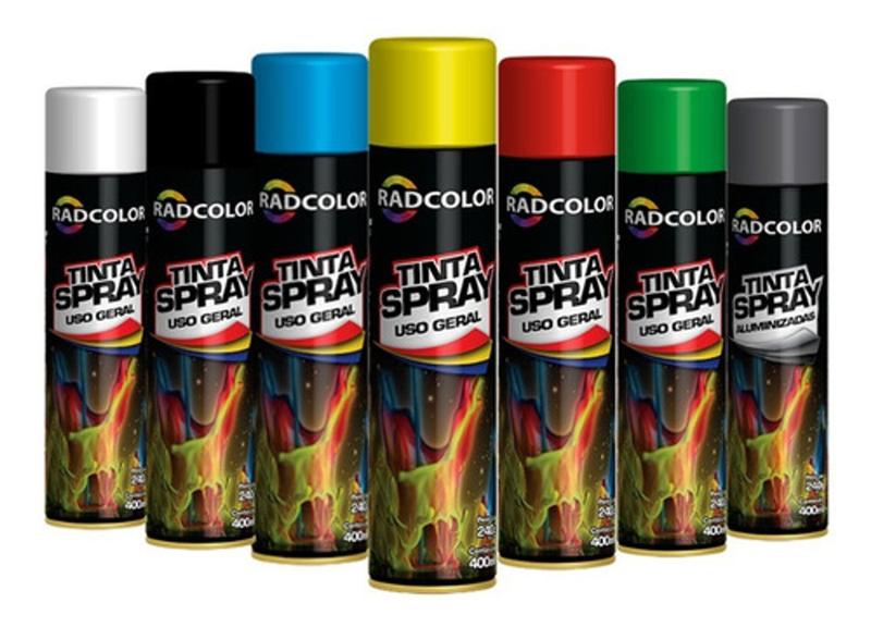 Tinta Spray Cores Uso Geral E Automotivo Radcolor 400ml - Tinta Spray ...