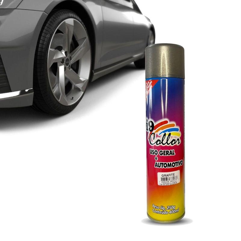 Tinta Spray Grafite 400ml Uso Geral E Automotivo - i9 Collor - Tinta ...