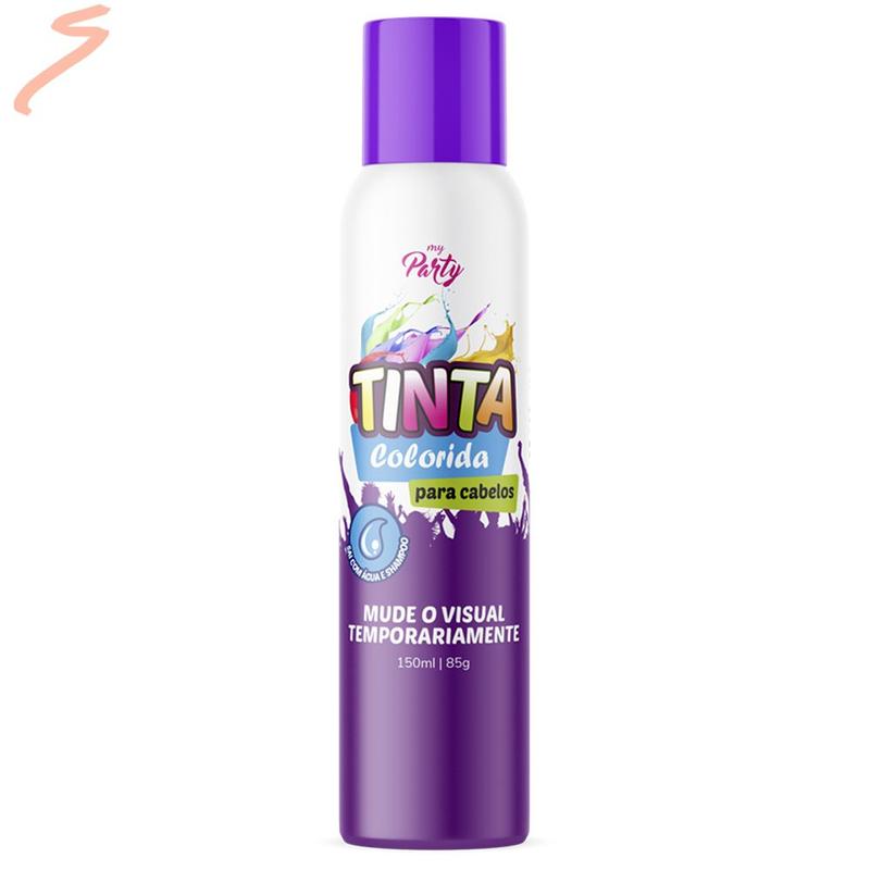 Tinta Spray My Party Colorido Para Cabelos Lavável 150ml - Tinta Spray ...