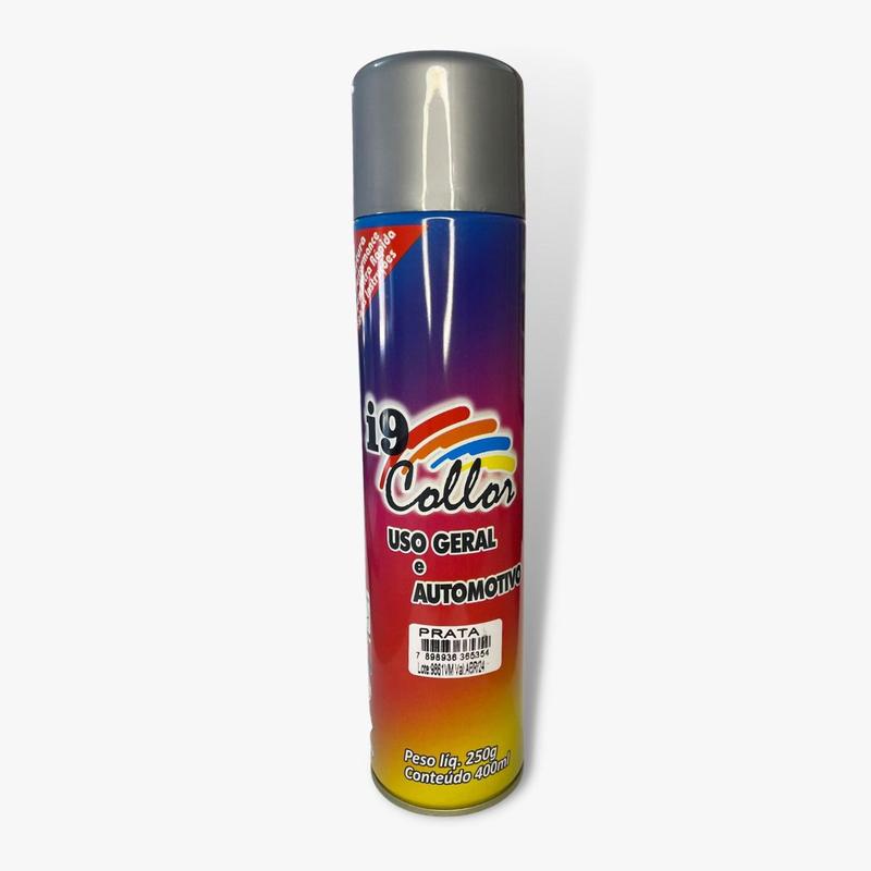 Tinta Spray Prata 400ml Uso Geral E Automotivo - i9 Collor - Tinta ...