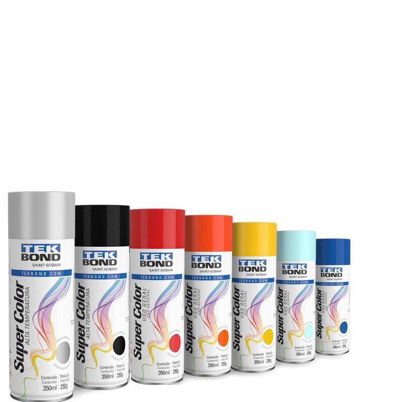 Tinta Spray Super Color De Uso Geral Primer Fundo Tek Bond - Tinta ...