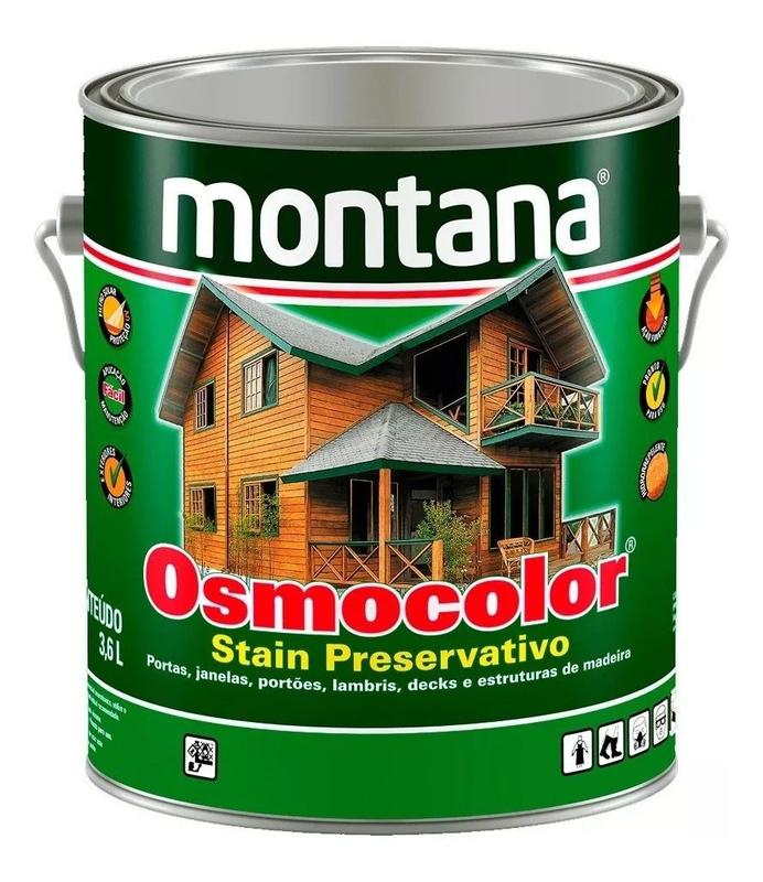 Tinta Stain Osmocolor Madeira Transparente 3,6lt - Montana - Tinta para ...