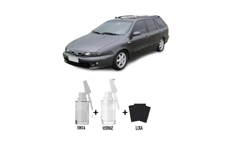 Tinta Tira Risco Automotivo Cinza Drake Fiat + Verniz 15ml - Sherwin ...