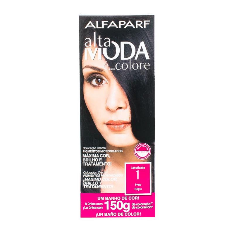 Tintura Creme Altamoda Alfaparf Jabuticaba 1 Kit - Alta Moda - Tinta de ...