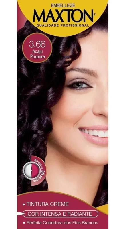 Tintura Creme Maxton - Escolha De Cor - Vermelhas - Tinta de Cabelo ...