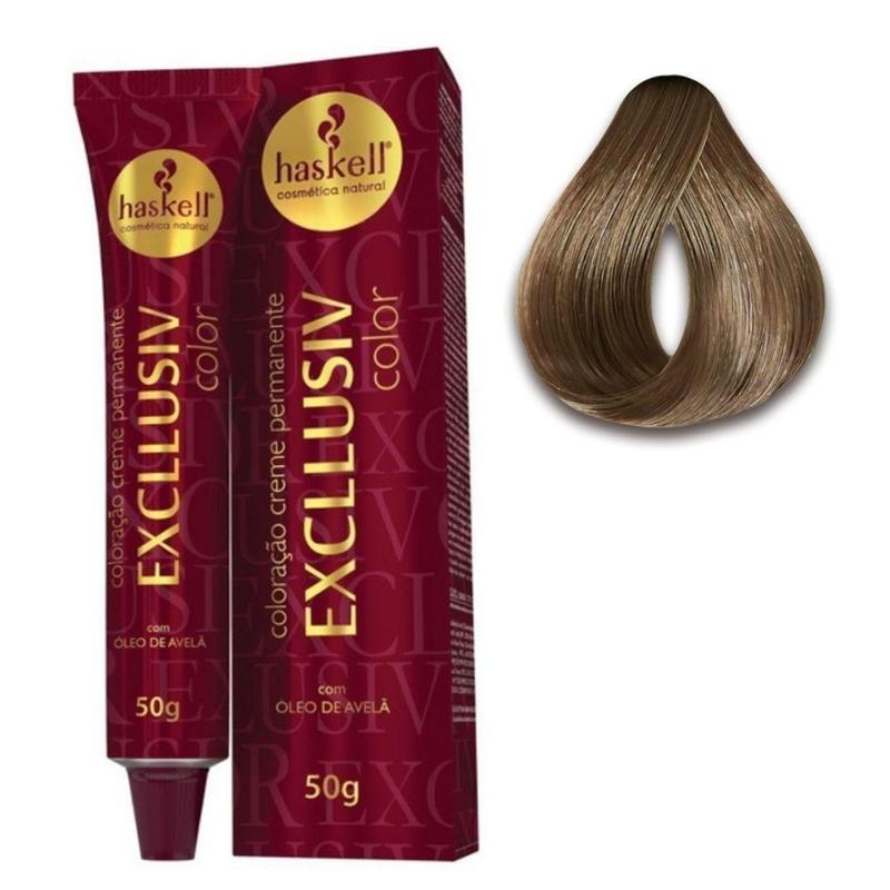 Tintura Excllusiv Color 50g 7.3 Haskell - Tinta de Cabelo - Magazine Luiza