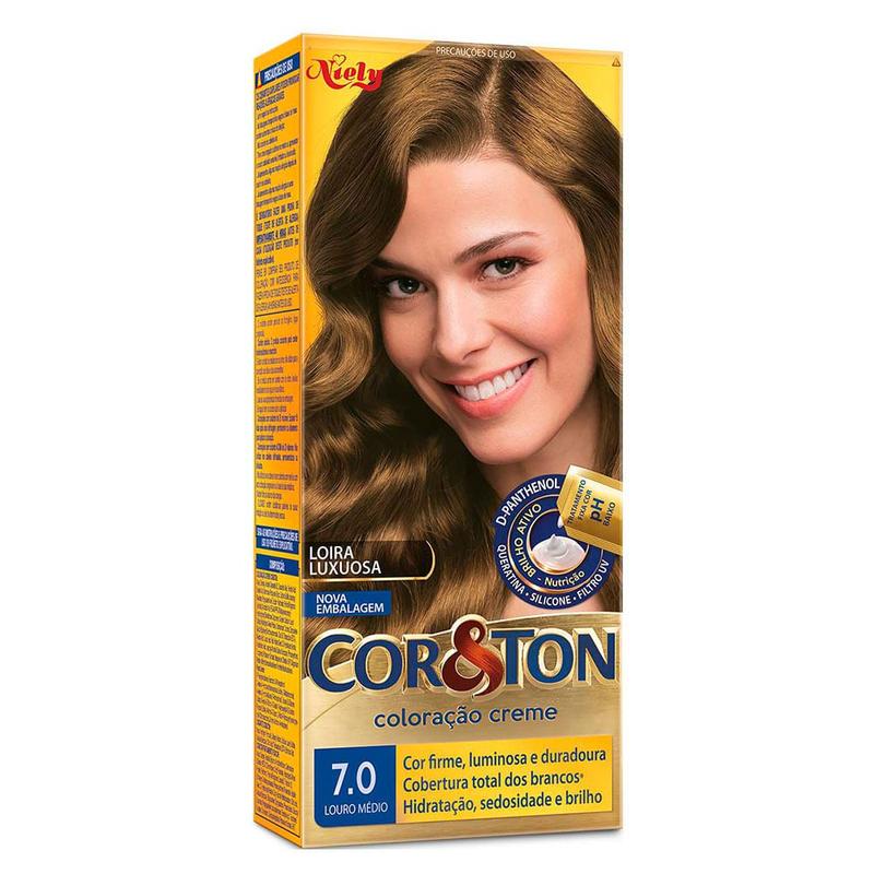 Tintura Niely Cor&Ton - Cor e Ton - Tinta de Cabelo - Magazine Luiza