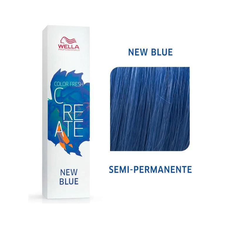 Tintura Wella Color Fresh Create Blue 60g - Tinta de Cabelo - Magazine ...