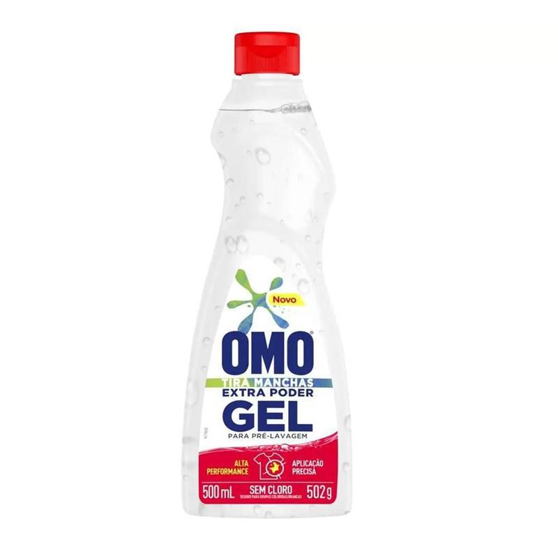 Tira Manchas Omo Gel Para Pré Lavagem 500Ml - Unilever - Tira Manchas ...