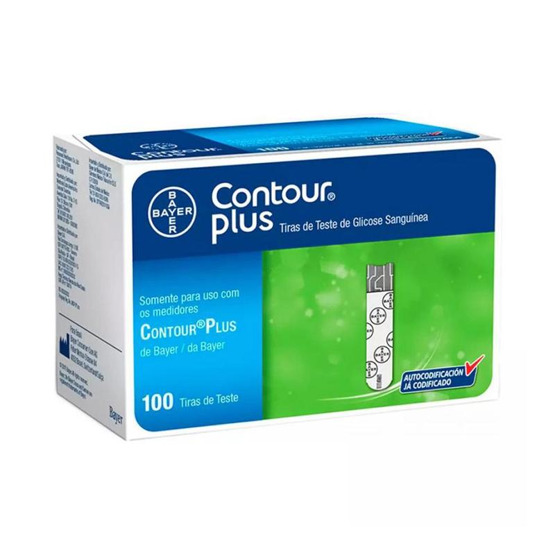 Tiras Contour Plus 100 Unidades - Tiras para Medir Glicose - Magazine Luiza