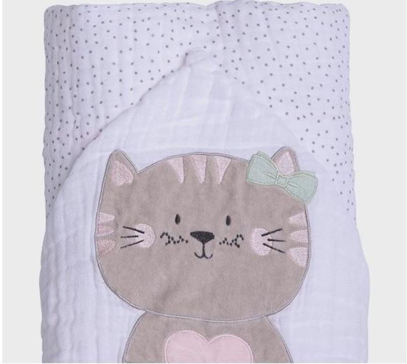 Toalha Banho Soft C/Capuz Bordado Friends - PAPI (REF: 1923) - PAPI TEXTIL - Toalha de Bebê ...