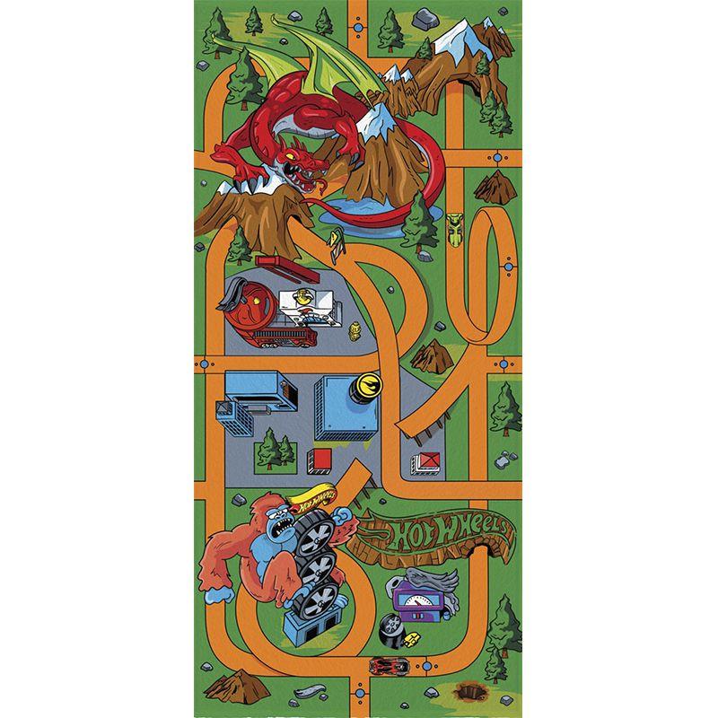 Toalha de Banho Lepper Estampada Hot Wheels 60cmx1,20m Kids Azul ...