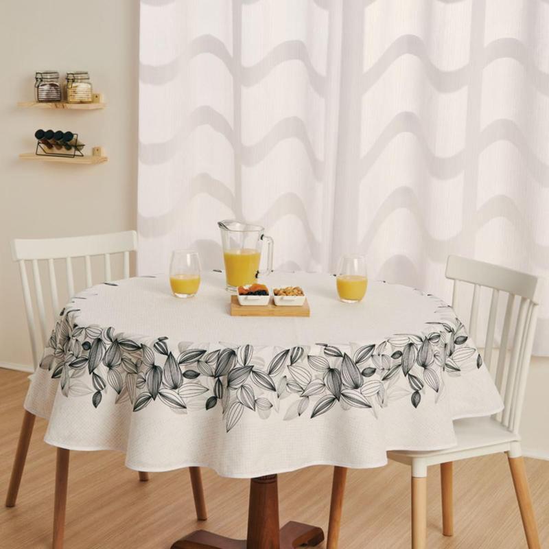 Toalha de Mesa Super Pratica Redonda Estampada 4 Lugares 1,55 m ...