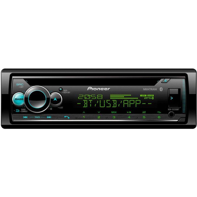 Toca CD Pioneer DEH-S5250BT USB Bluetooth AUX MP3 Player Rádio AM/FM ...