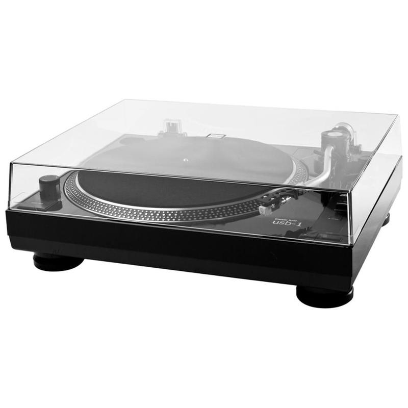 Toca-Discos Music Hall USB-1 com Phono 33-1/3 e 45RPM Bivolt Preto ...
