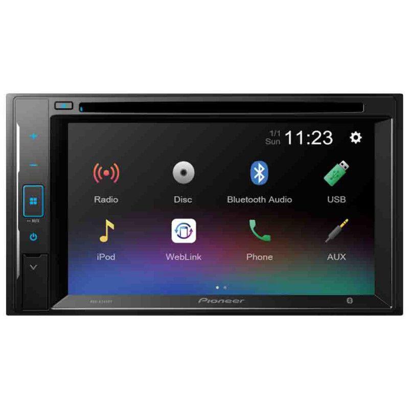 Toca Dvd Pioneer Avh A245Bt 6.2 Pol Usb Bluetooth Aux Sem Controle ...