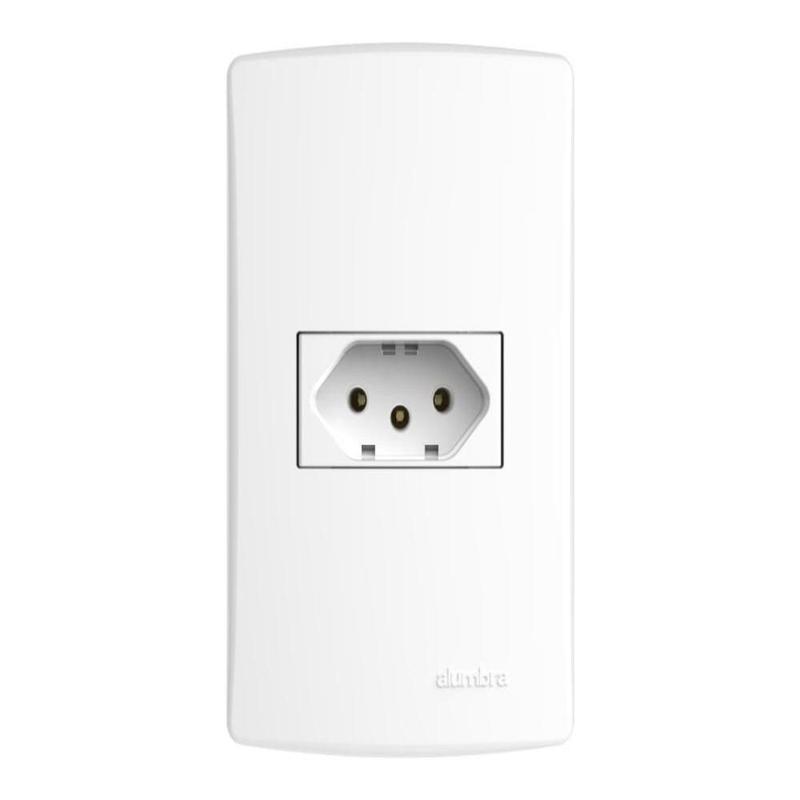 Tomada 20A + Placa 4X2 Branca 85130 - ALUMBRA - Tomadas - Magazine Luiza