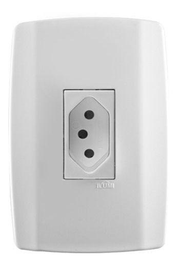 Tomada 4x2 10a Slim Ilumi Vertical Fácil Instalação - IMP - Tomadas ...