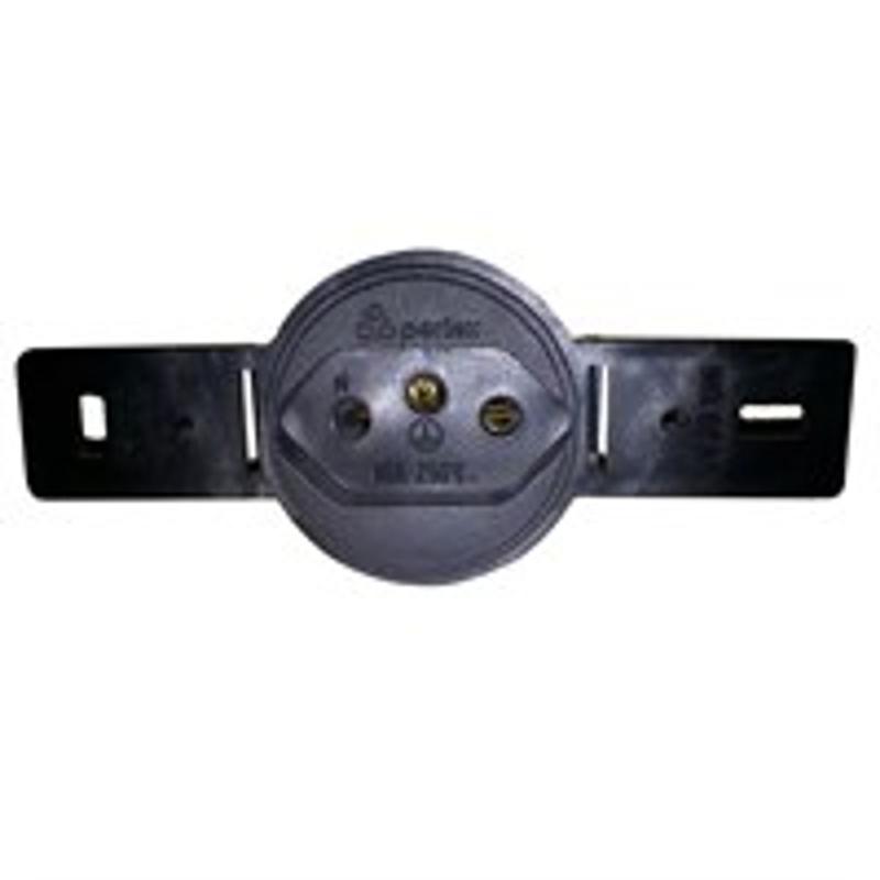 Tomada emb 2p+t 10a red 5511 pt perlex - Módulo de Tomada - Magazine Luiza