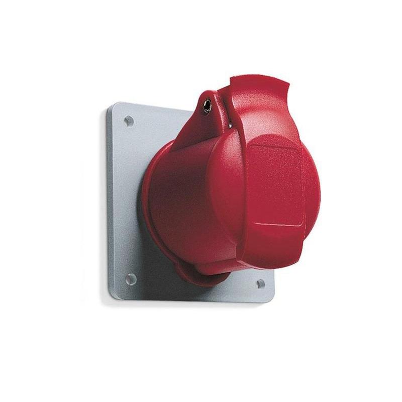 Tomada Industrial de Embutir 3P+N+T 16A IP44 - 416BR6 - ABB - Tomadas ...