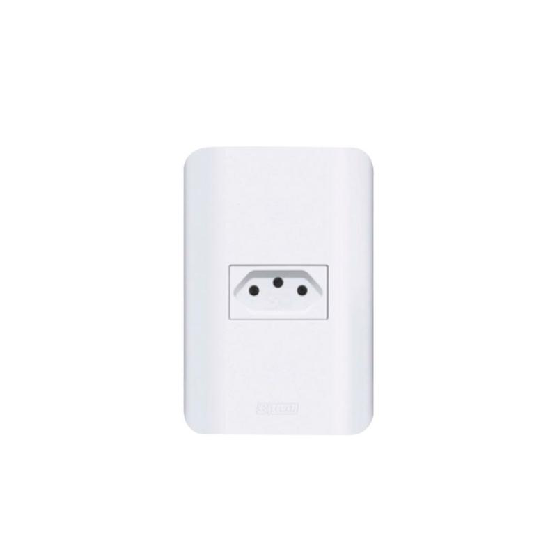 Tomada simples 10a 250v romazi linha canoa - Tomadas - Magazine Luiza