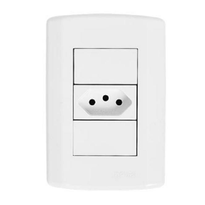 Tomada Simples 10A Modular Pluzie Pluzi - Tomadas - Magazine Luiza