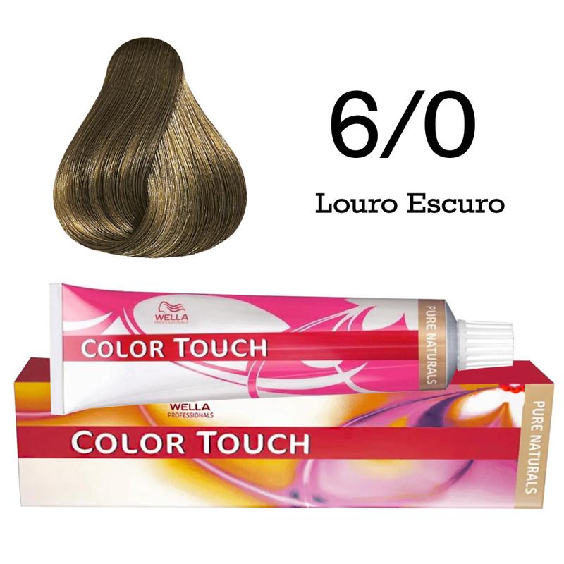 Tonalizante 6/0 Louro Escuro Color Touch Wella Professionals ...