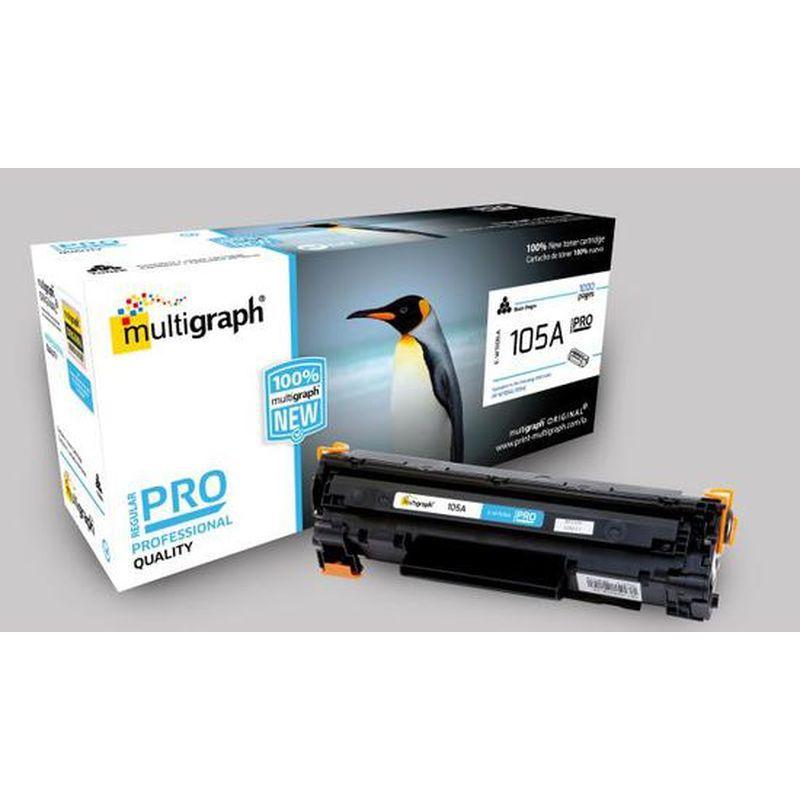 Toner Multigraph W1105A 105A Preto - Vila Brasil - Toner - Magazine Luiza