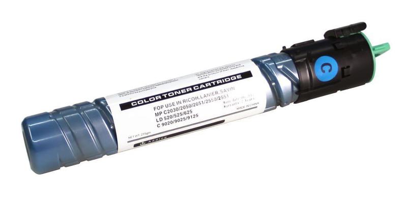 Toner para Ricoh Aficio MP C2050 MP C2051 MP C2550 MP C2030 841503 9.5k Cyan Compatível ...