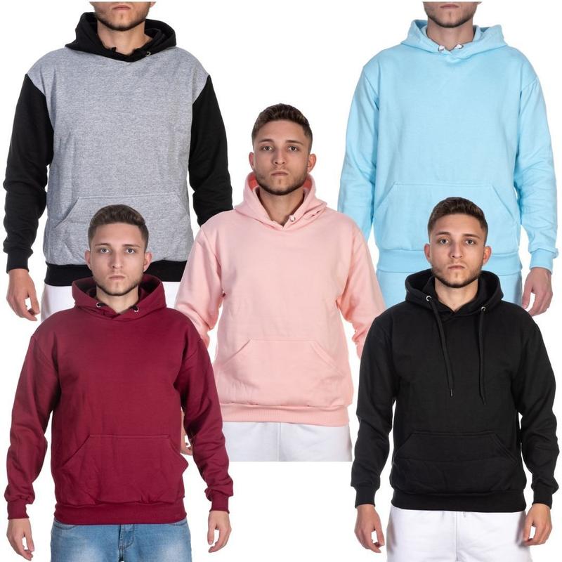 Top 5 Moletom Liso Masculino Feminino Varias Cores Blusa de Frio ...