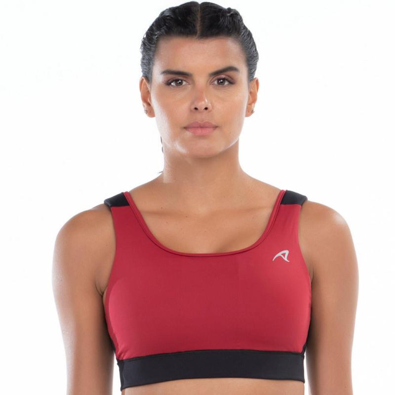 Top authen grit reto gear cor vermelho - Top Cropped - Magazine Luiza