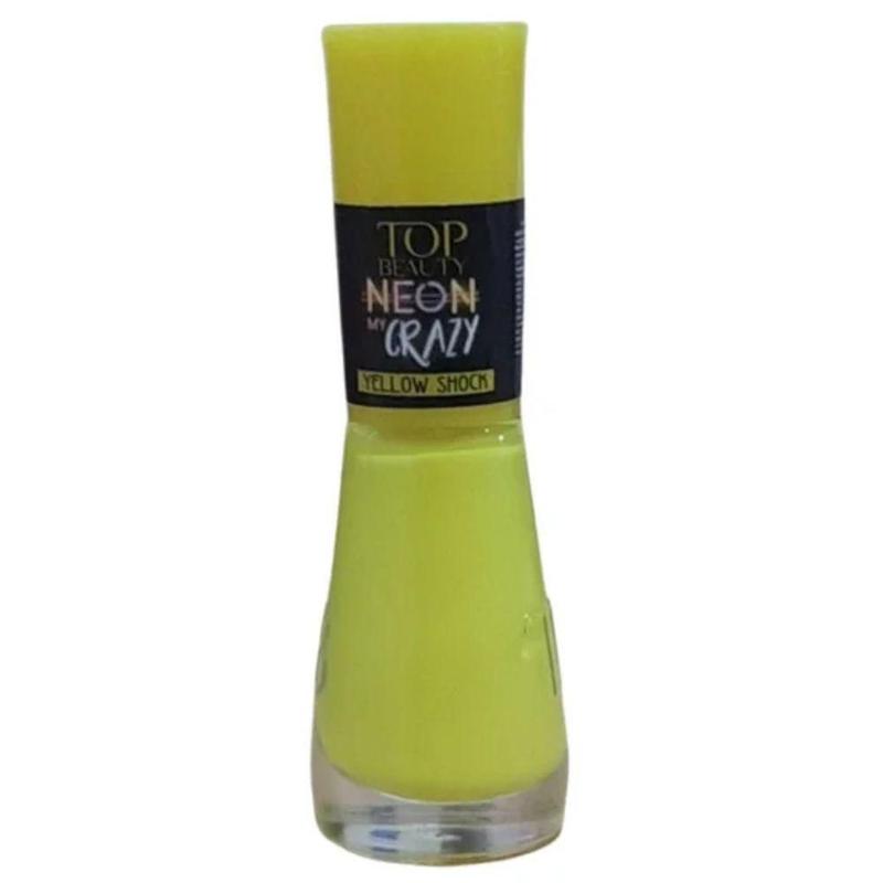 Top Beauty Esmalte Neon My Crazy Yellow Shock 9Ml - Esmalte - Magazine ...