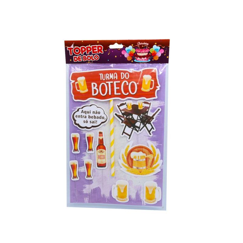 Topper de Bolo Cerveja Madeira - Boleira / Prato para Bolo - Magazine Luiza