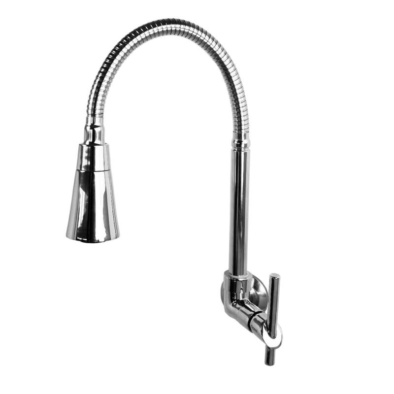 Torneira Flexível Cozinha Parede Duplo Jato Cromado 1/4 V C100 - Oneel ...