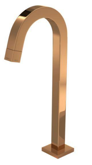 Torneira Lavatório Bica Alta Tube 1198 Red Gold - Deca - DECA D.COAT ...