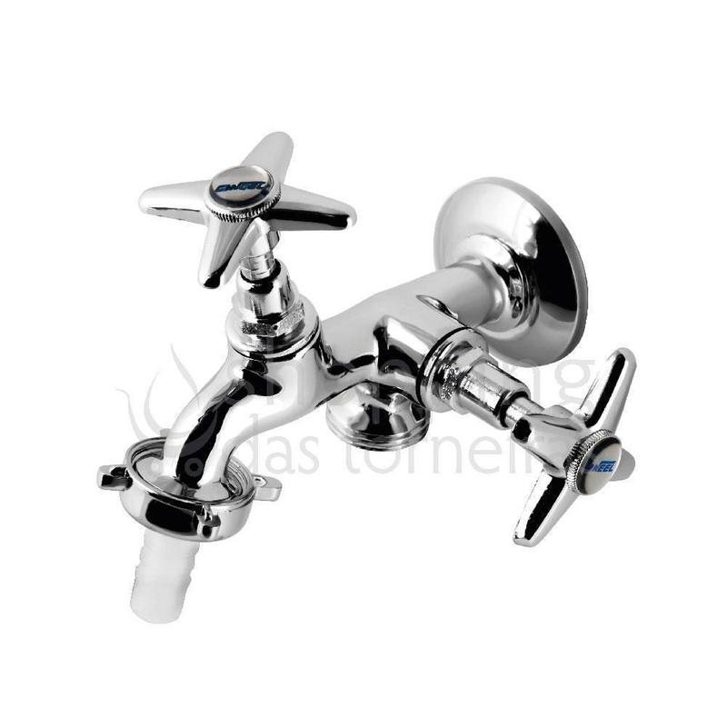 Torneira Máq. De Lavar E Tanque Dupla Saída Metal Slim C23 - Oneel ...