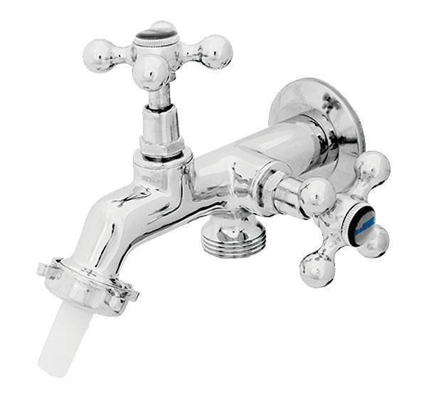 Torneira Máquina De Lavar E Tanque Dupla Saída Metal Slim - Oneel ...