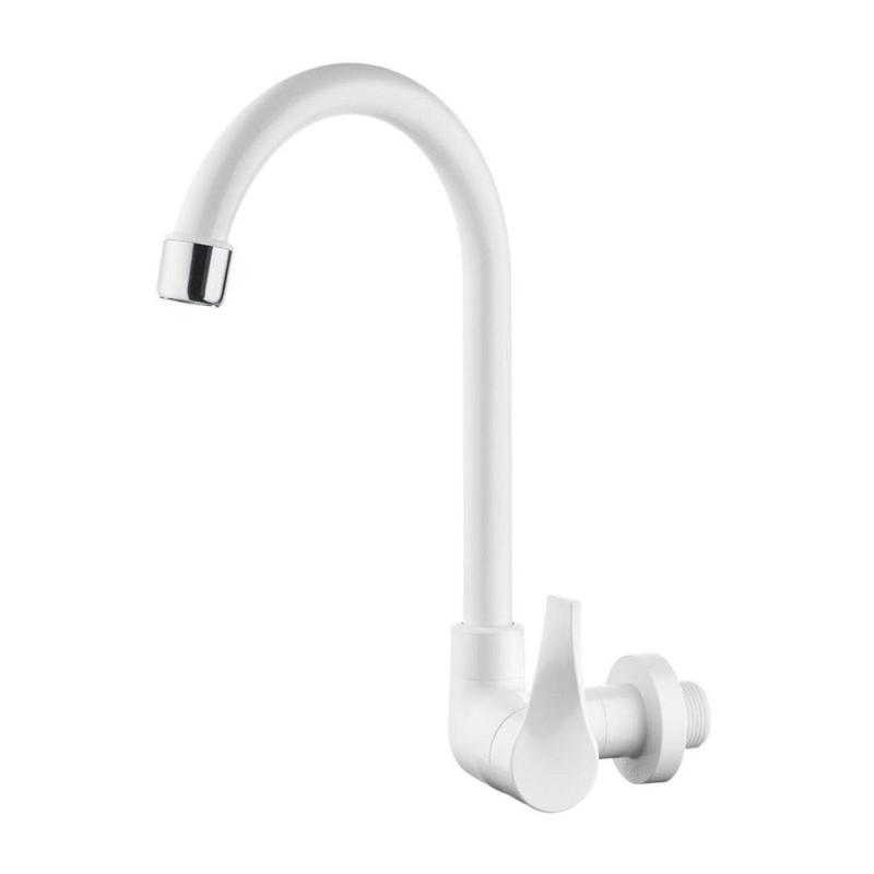 Torneira parede mvc twist color branca 14 volta bica movel - herc ...