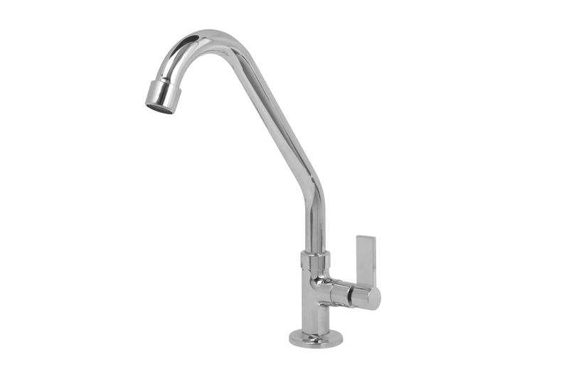 Torneira Pia Cozinha Mesa 1/4 Volta C56 Bica Móvel Luxo - Fonte Metais ...