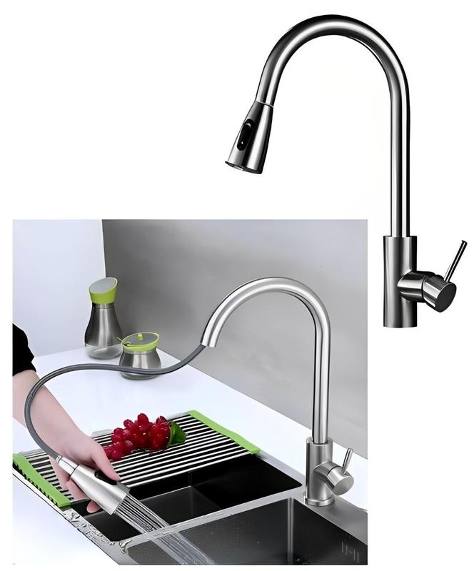 Torneira Pia Extensível Jato Agua Quente Fria Gourmet Monocomando - ZEM ...